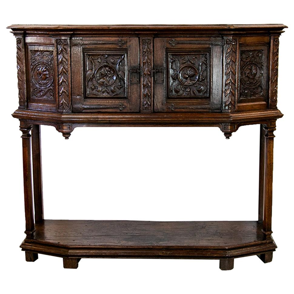 English Oak Jacobean Style Court Cupboard at 1stDibs | jacobean court ...