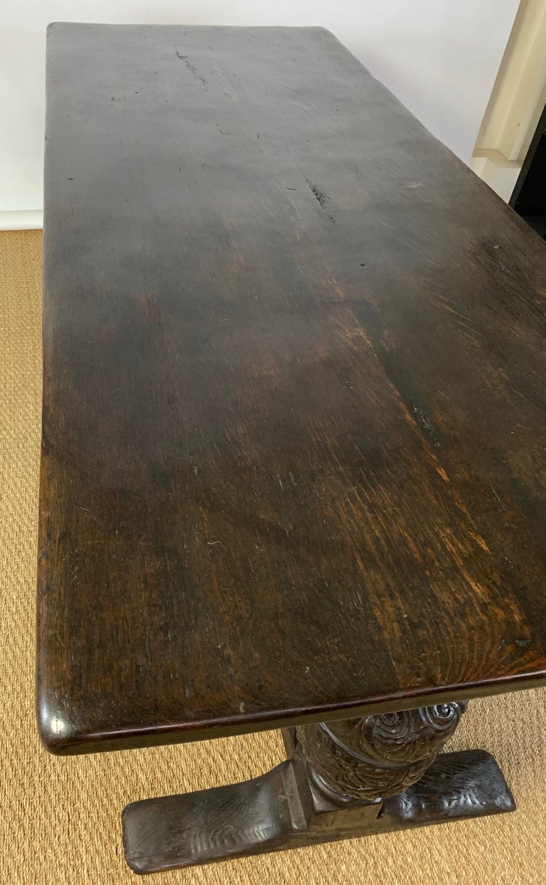 English Oak Refectory Table at 1stDibs