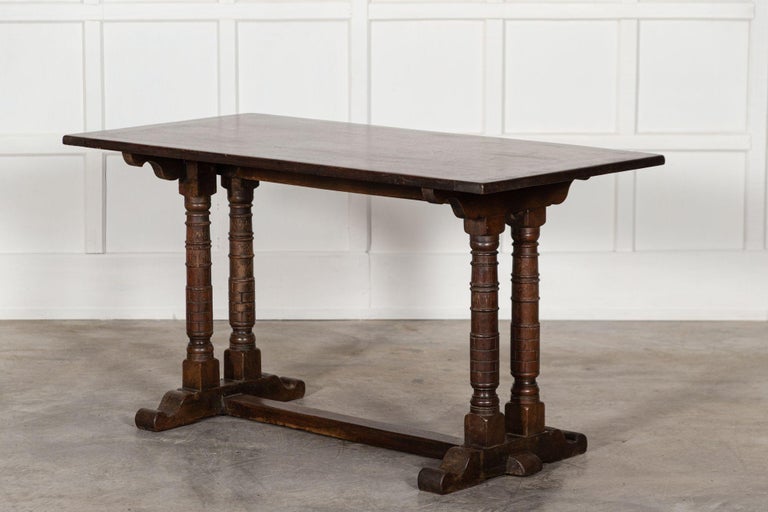 English Oak Refectory Table For Sale at 1stDibs