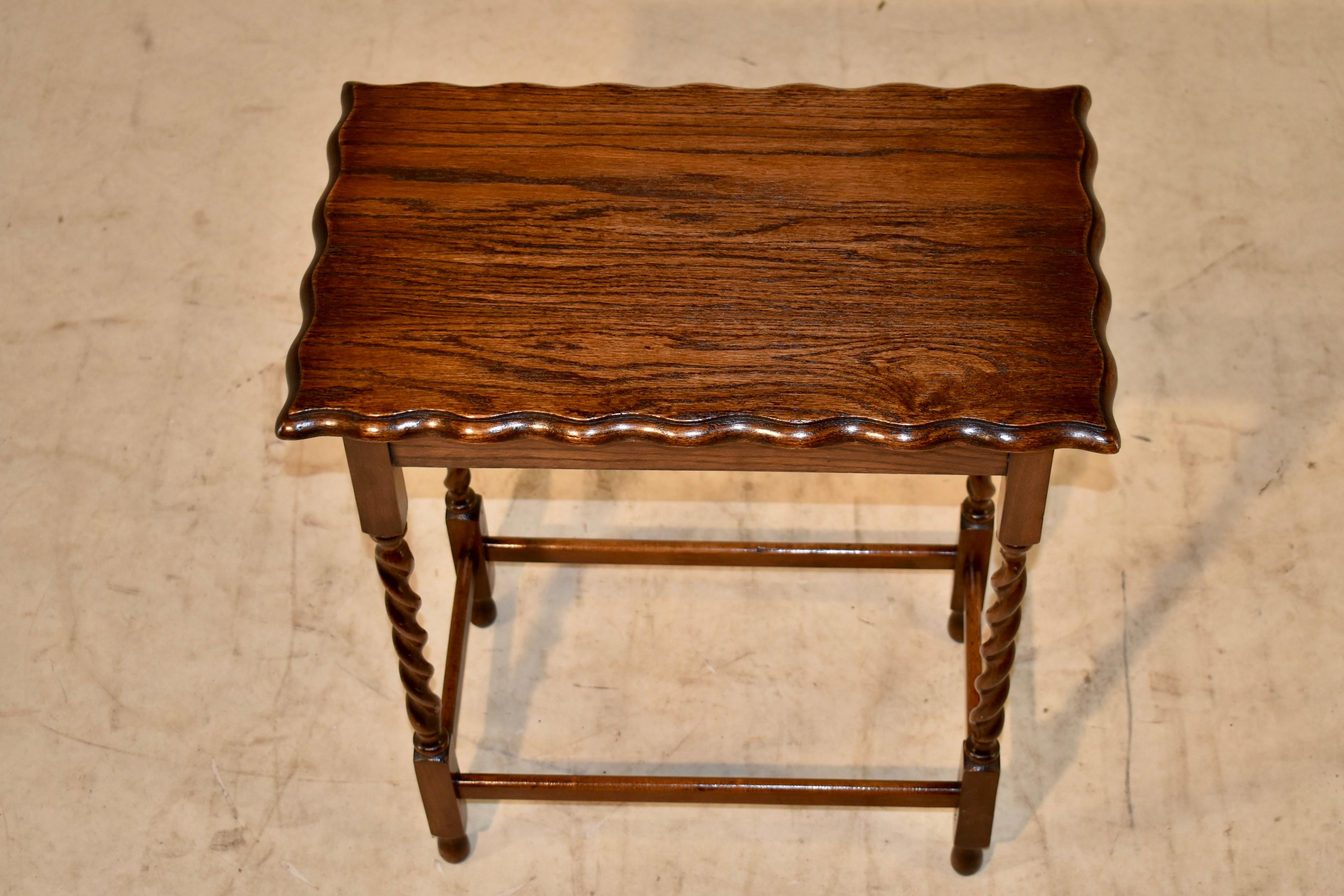 English Oak Side Table, C.1900 at 1stDibs