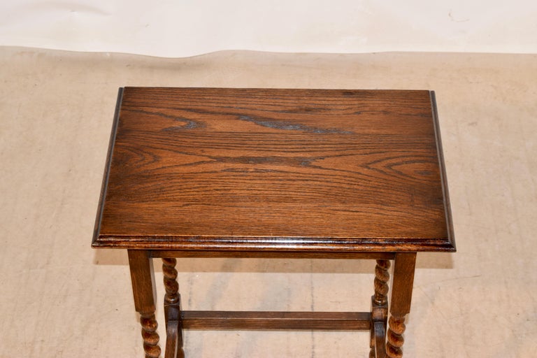 English Oak Side Table, Circa 1900 at 1stDibs