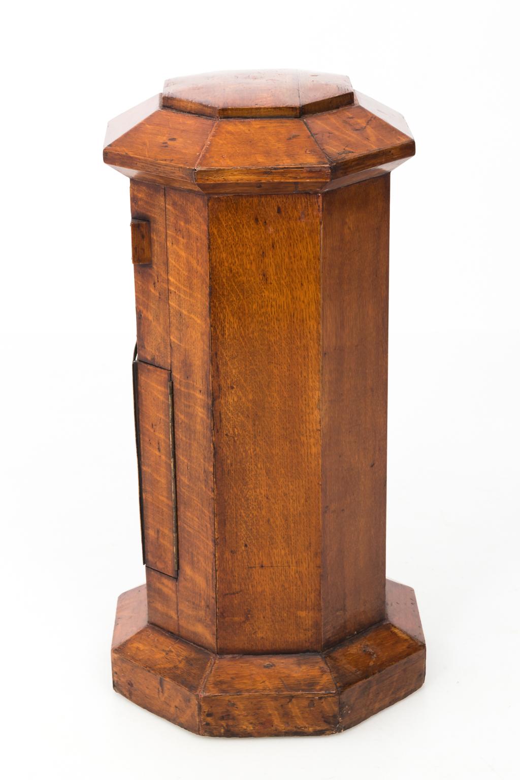English Oakwood Mailbox, circa 1890 at 1stDibs
