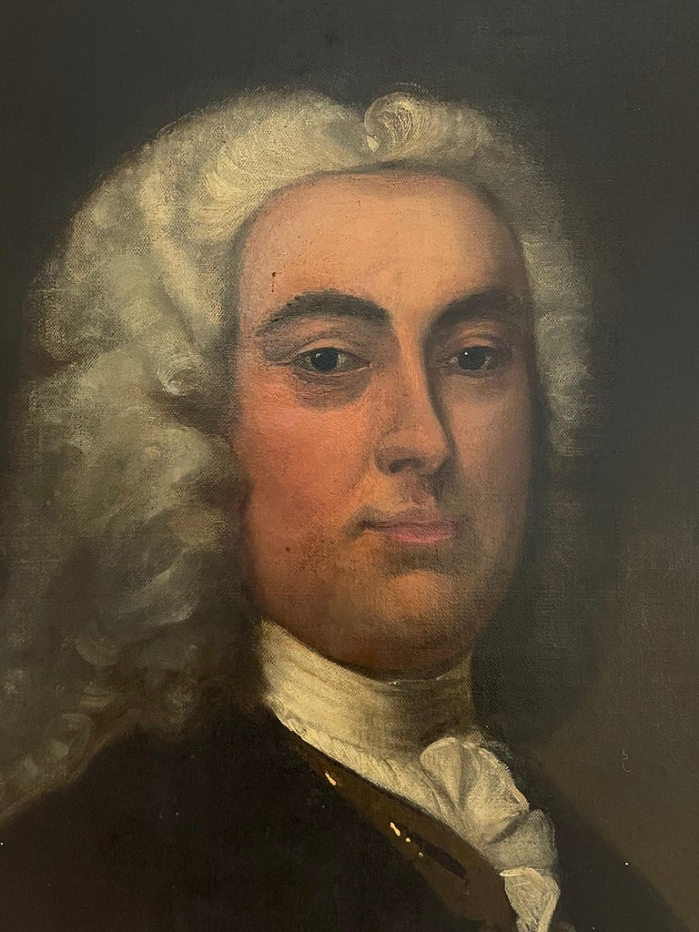 English Old Master - Huge Antique English Aristocratic Portrait of ...