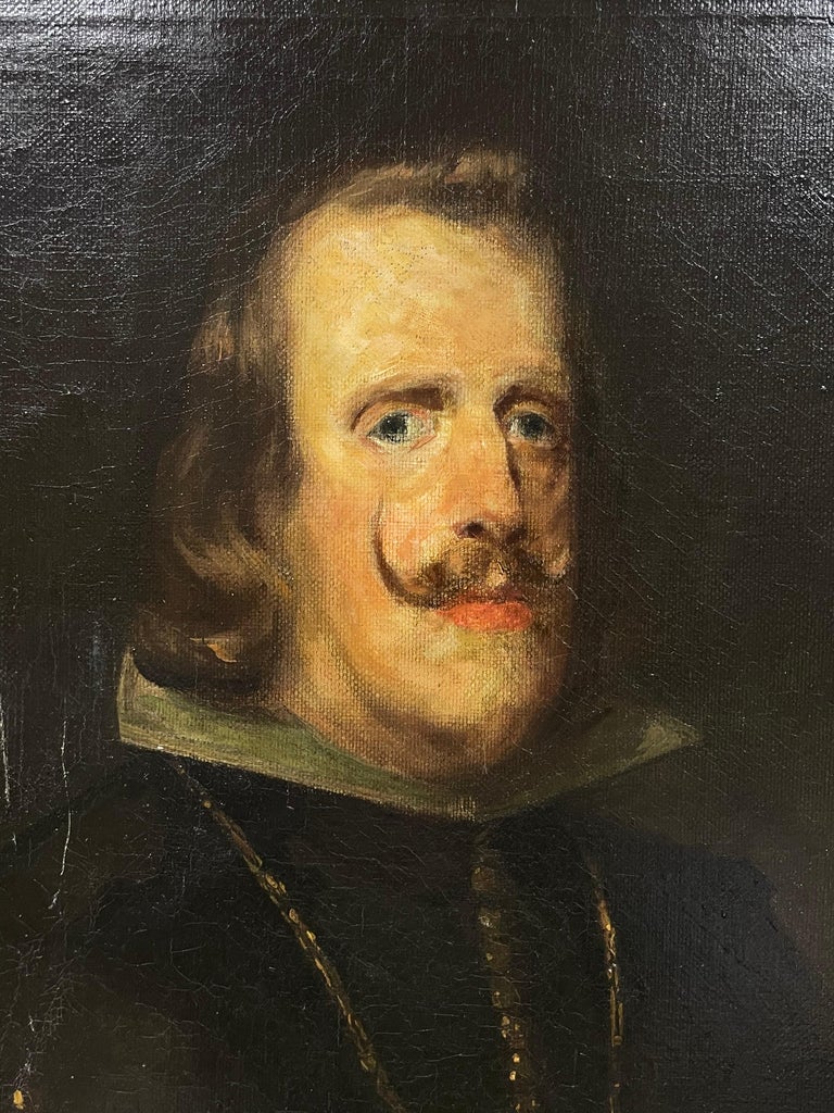 English Old Master - Large Antique English Oil Painting Old Master ...