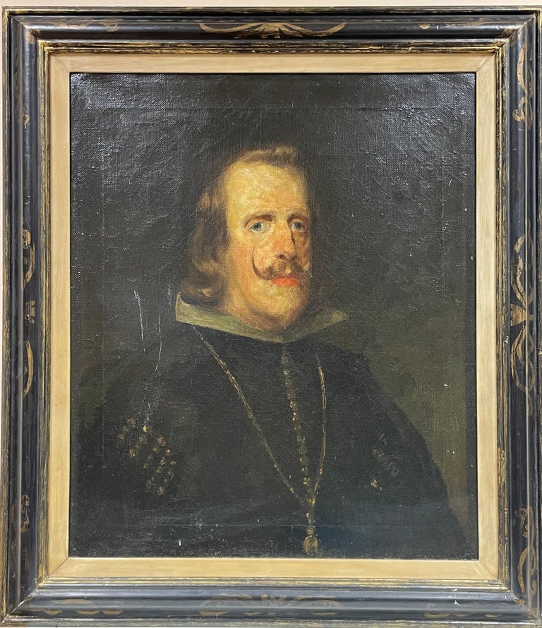 English Old Master - Large Antique English Oil Painting Old Master ...