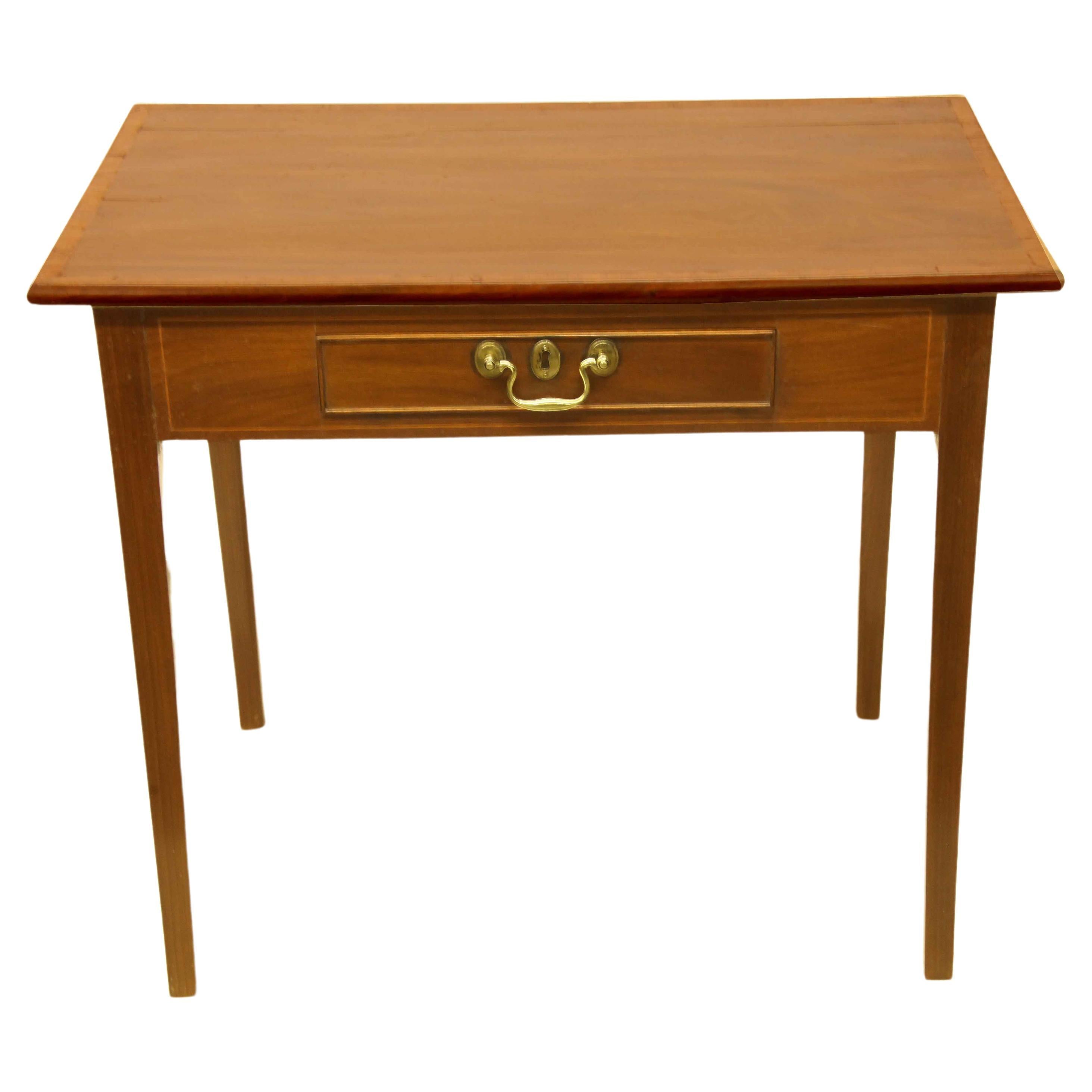 Square Oval Contemporary and Customizable Support Table with One Drawer ...