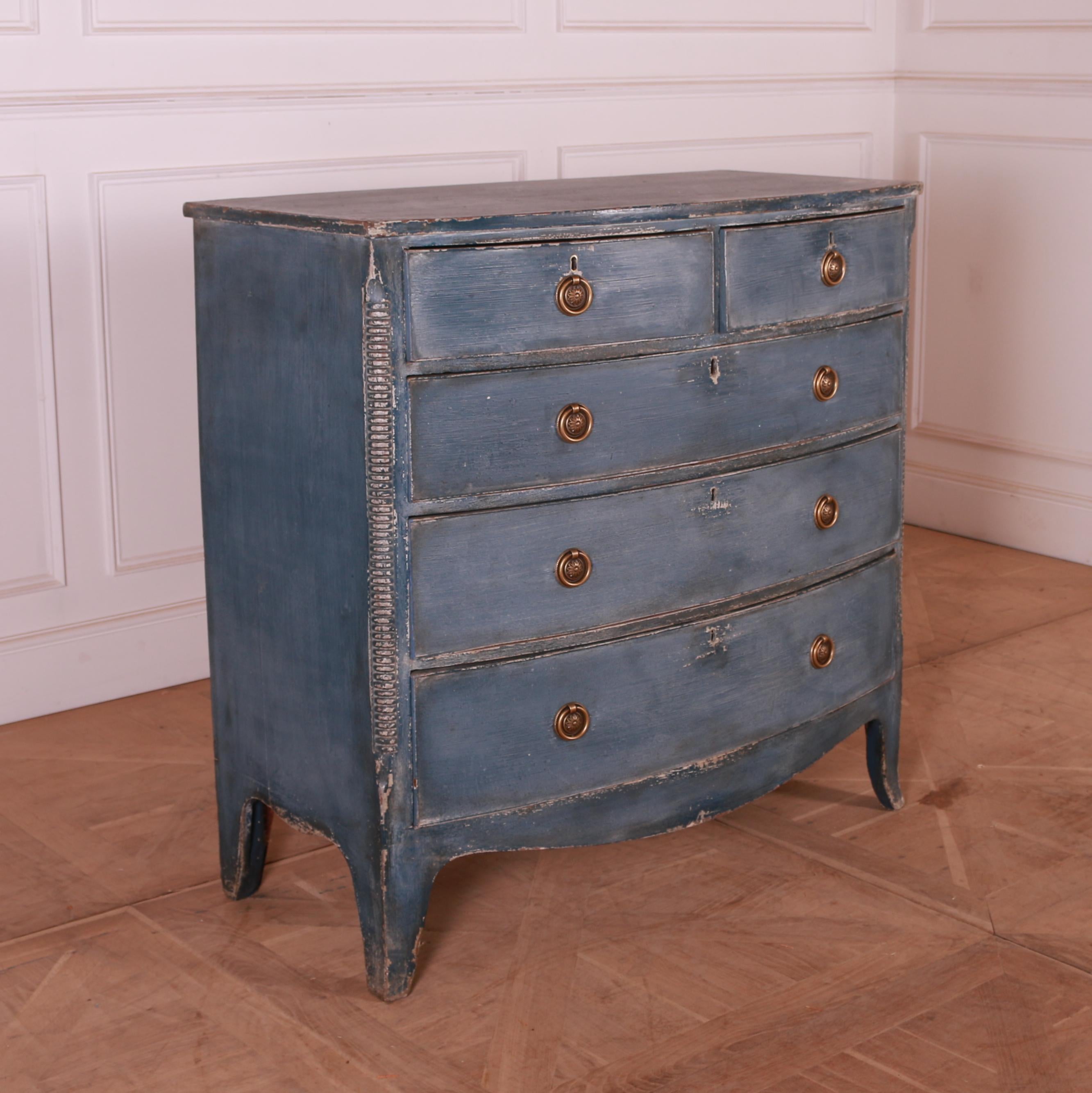 English Painted Chest of Drawers at 1stDibs