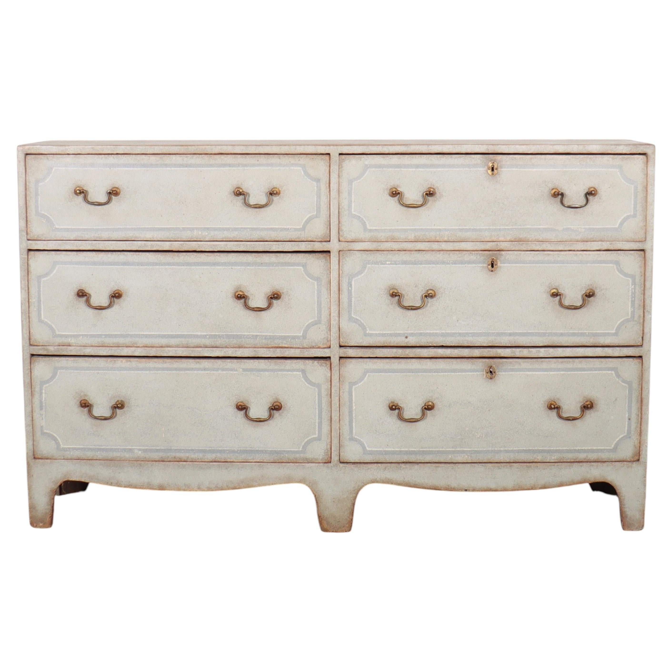 English Painted Chest of Drawers For Sale at 1stDibs