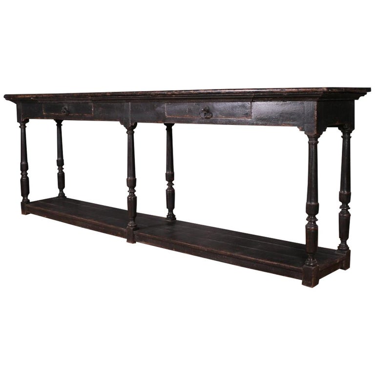 English Painted Console Table at 1stDibs