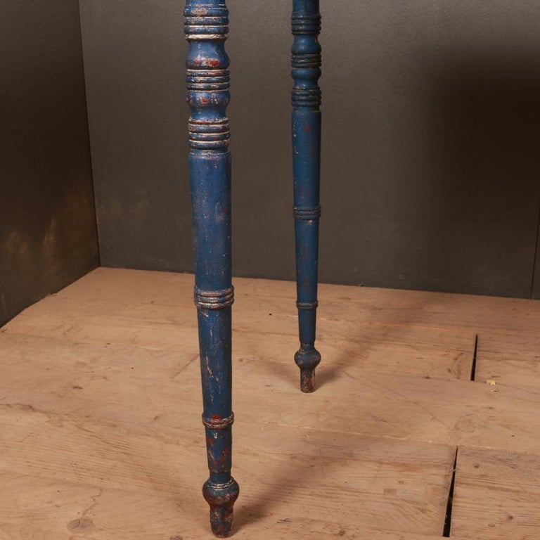 English Painted Lamp Table at 1stDibs