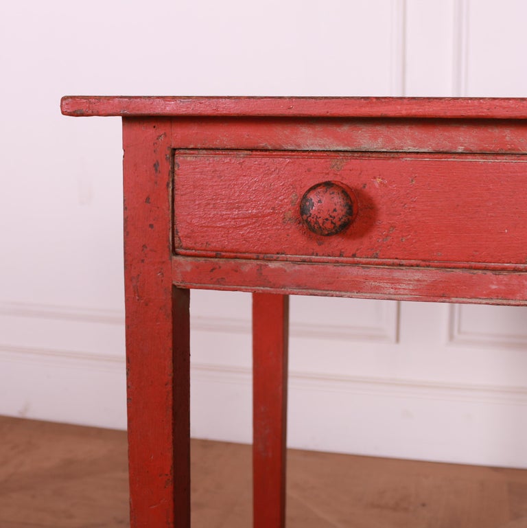 English Painted Lamp Table For Sale at 1stDibs