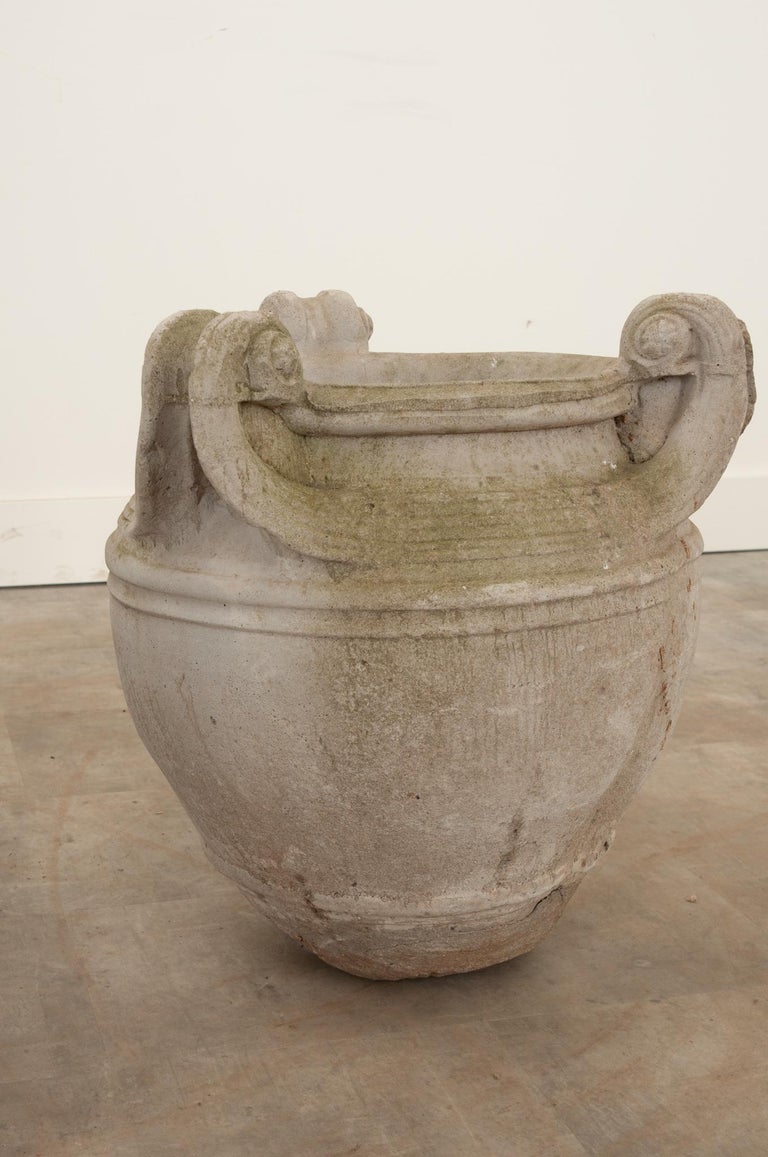 English Pair of 19th Century Stone Planters For Sale at 1stDibs