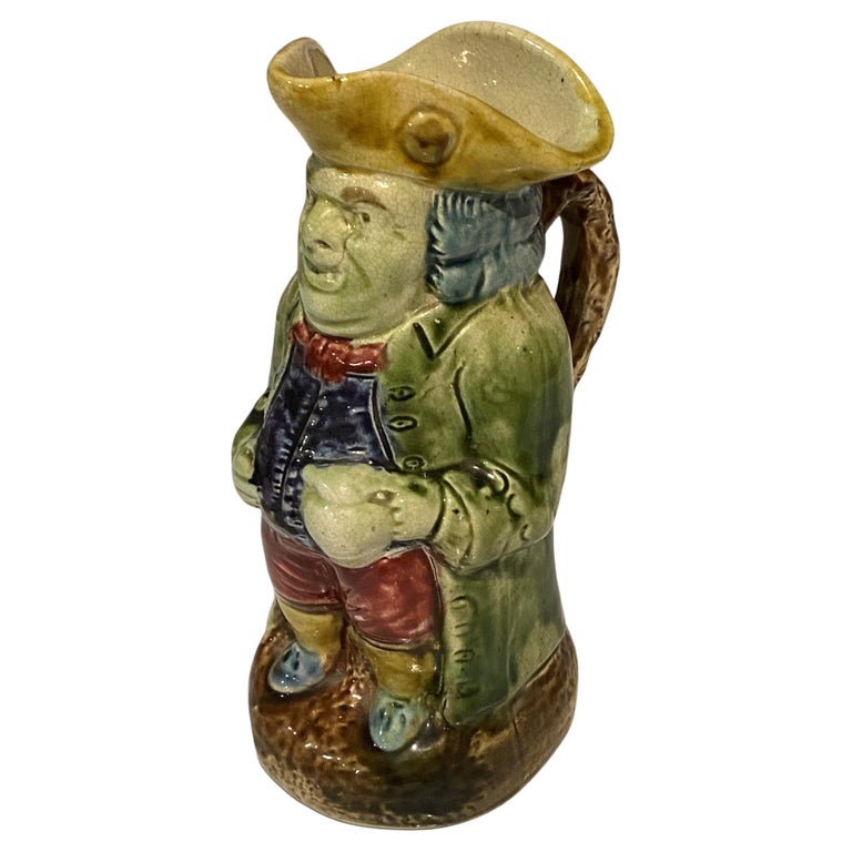 English Pearlware Toby Jug, Late 18th C. For Sale at 1stDibs
