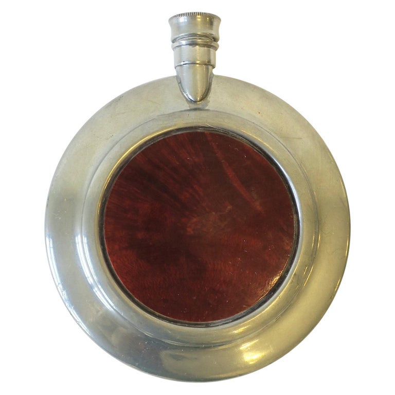 English Pewter and Wood Liquor or Spirits Flask For Sale at 1stDibs ...