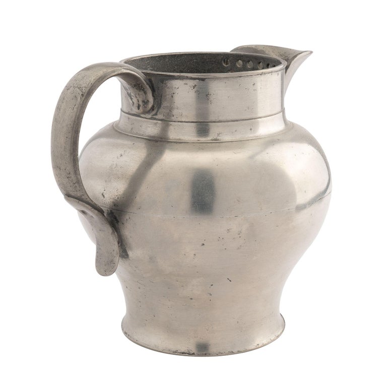 English Pewter Pitcher For Sale at 1stDibs