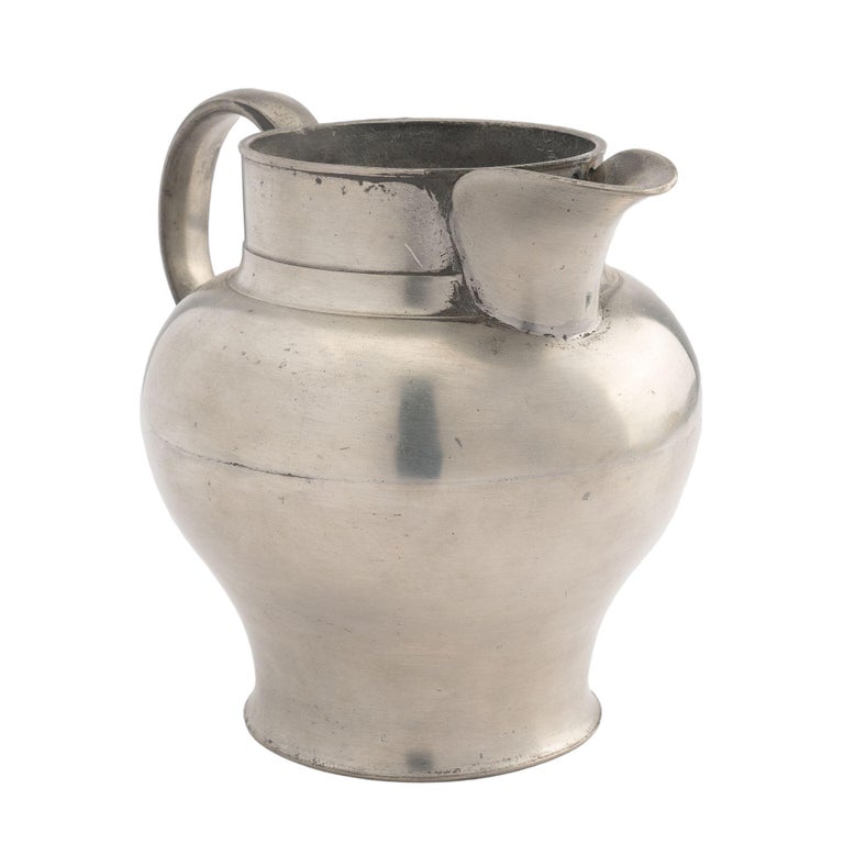 English Pewter Pitcher For Sale at 1stDibs