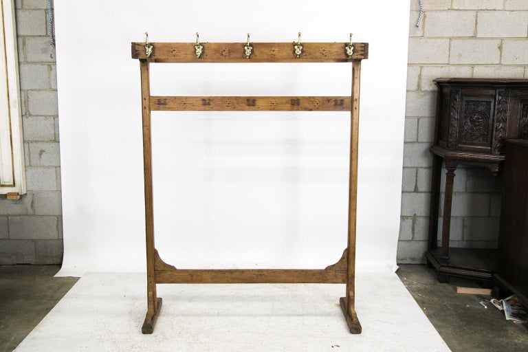 English Pine Coat or Hat Rack For Sale at 1stDibs