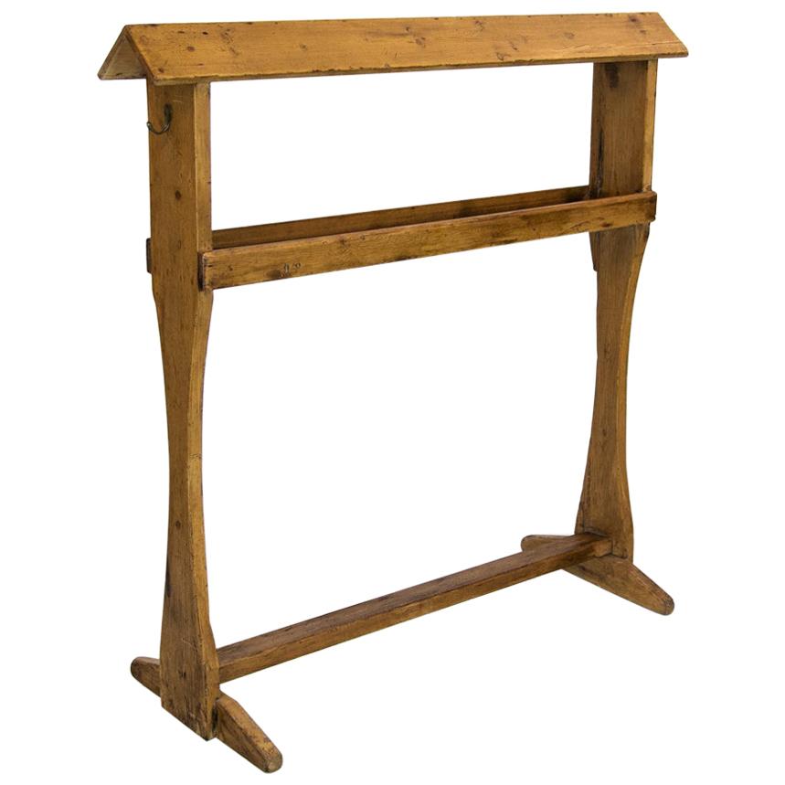 English Pine Saddle Rack For Sale at 1stDibs