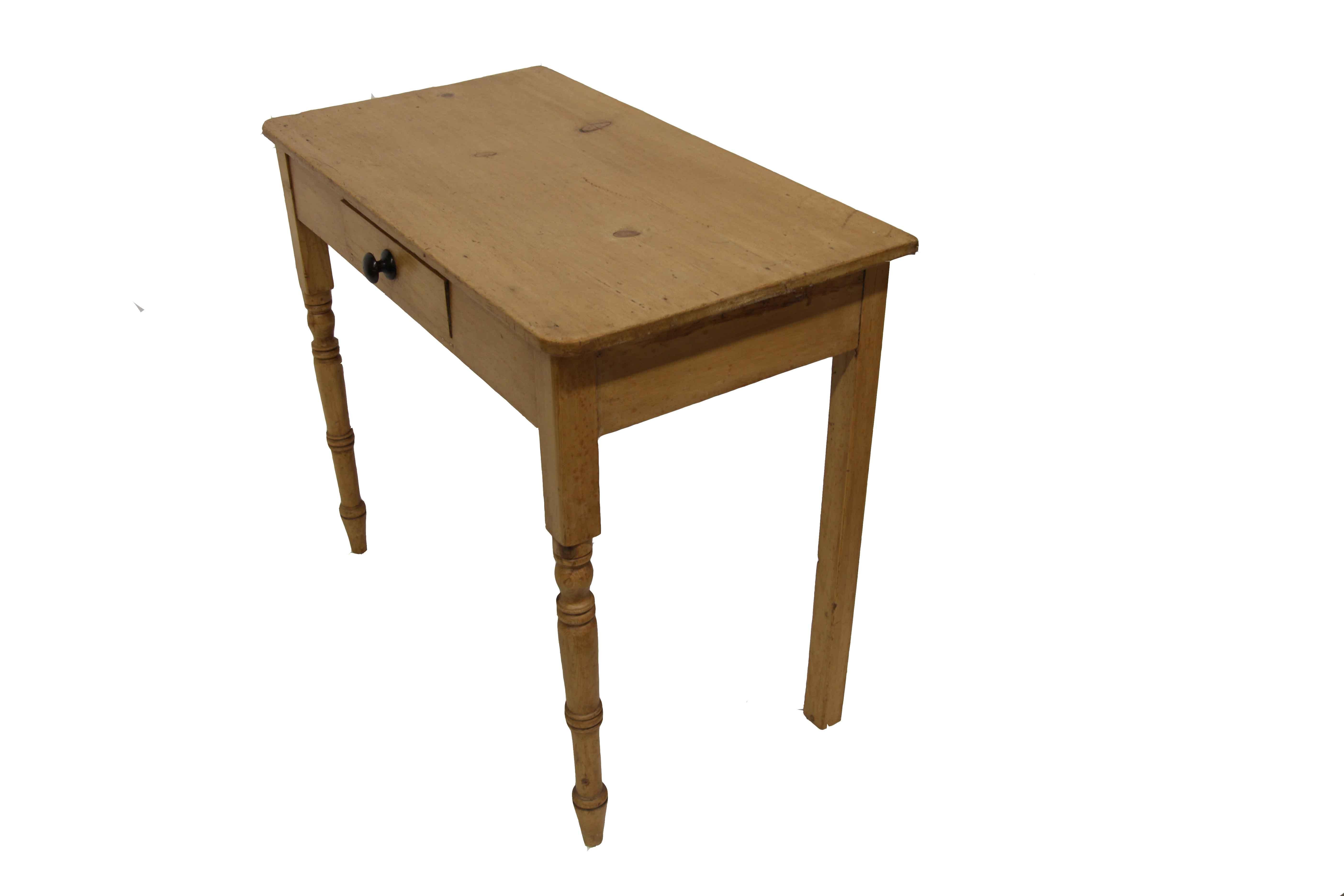 English Pine Side Table For Sale at 1stDibs