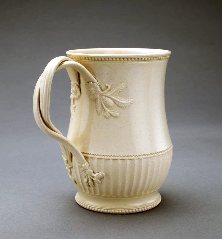 English Plain Creamware Tankard, Leeds, Circa 1770 at 1stDibs