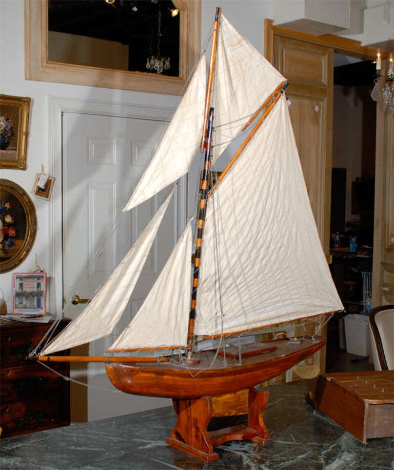 English Pond Yacht at 1stDibs