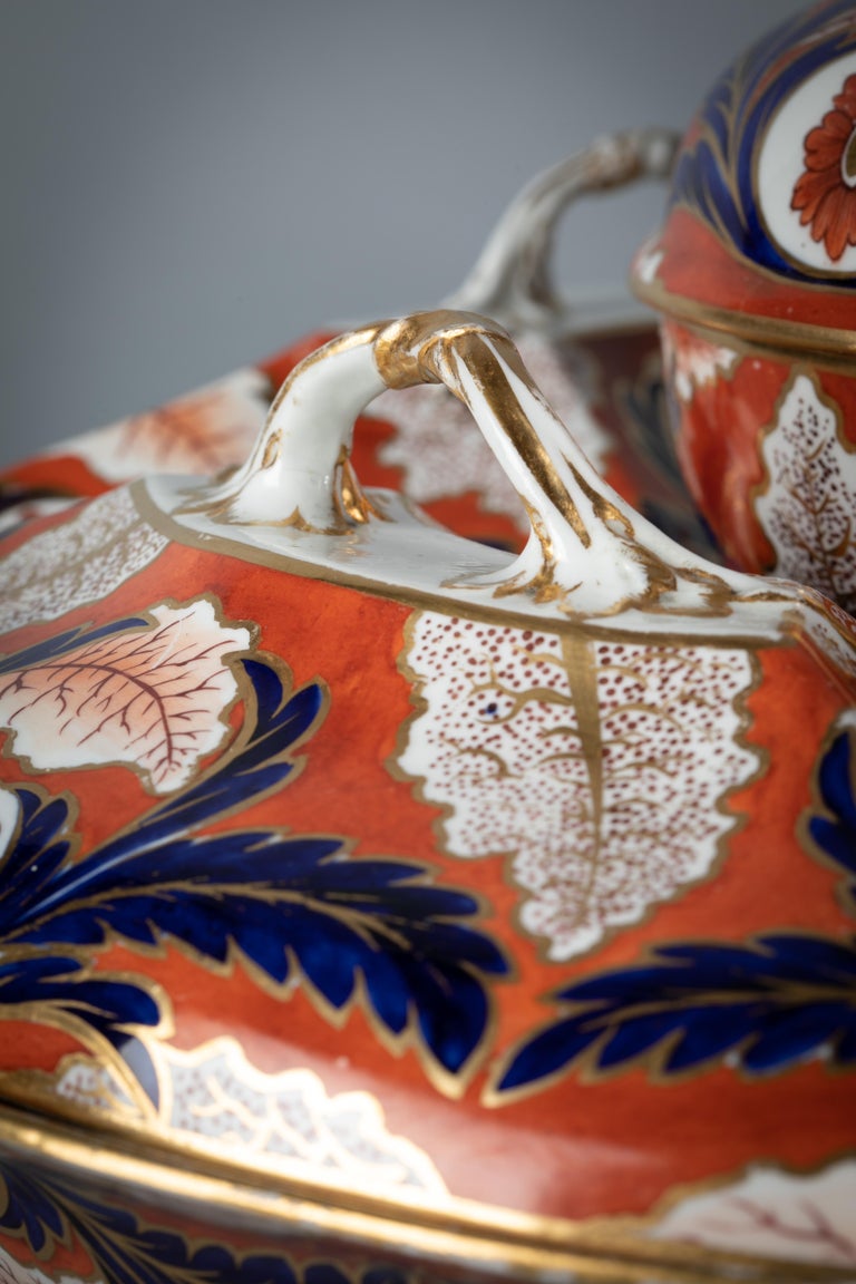 English Porcelain Imari Pattern Lazy Susan, Derby, circa 1820 at 1stDibs