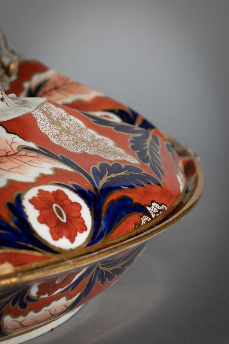 English Porcelain Imari Pattern Lazy Susan, Derby, circa 1820 at 1stDibs