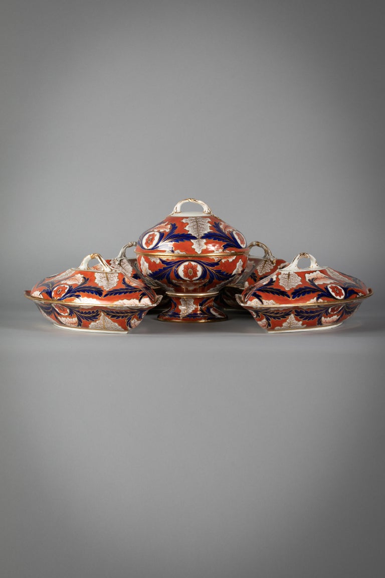 English Porcelain Imari Pattern Lazy Susan, Derby, circa 1820 at 1stDibs