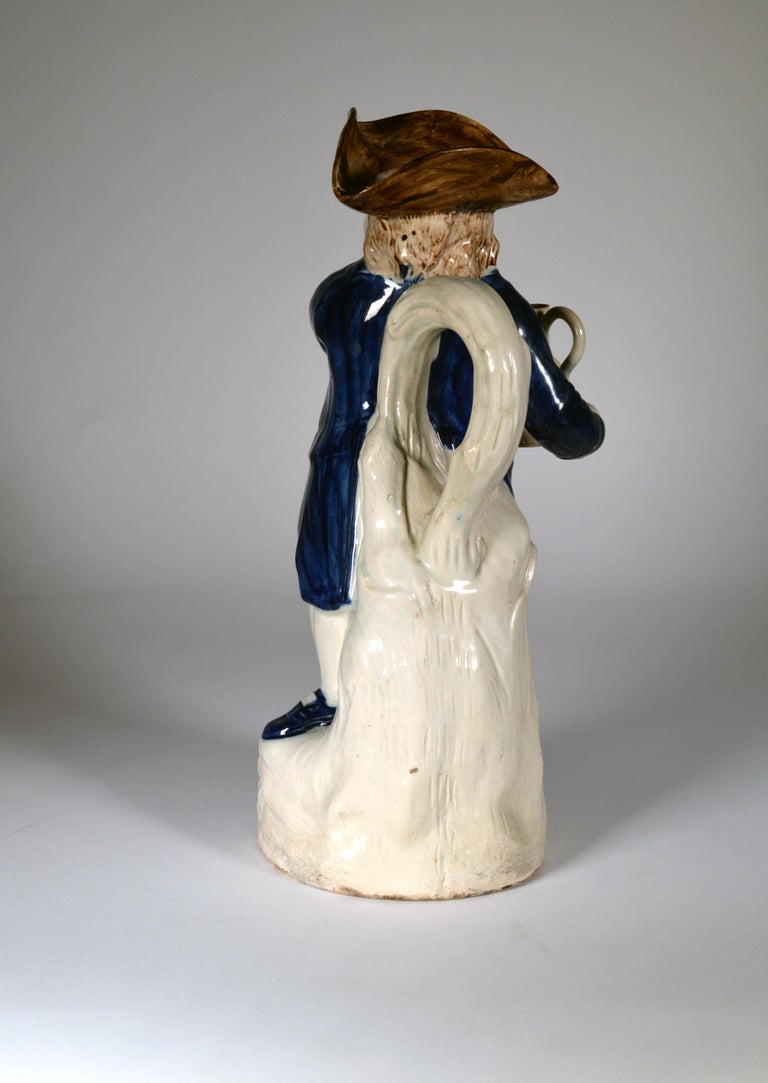 18th-Century English Pottery Hearty Good Fellow Toby Jug For Sale at ...
