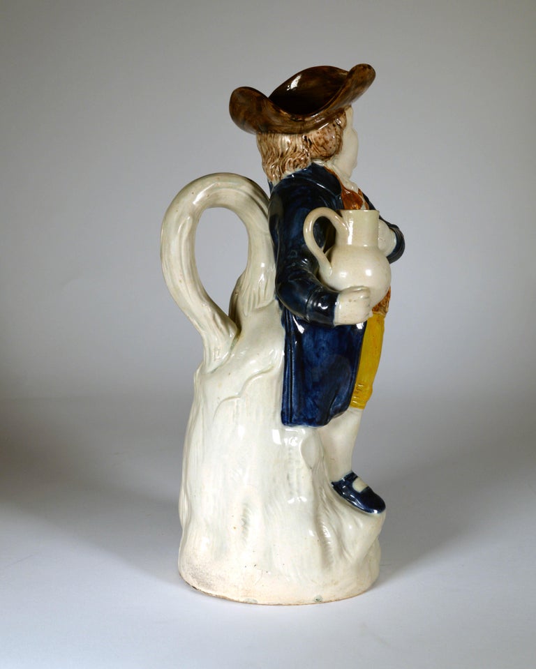 18th-Century English Pottery Hearty Good Fellow Toby Jug For Sale at ...
