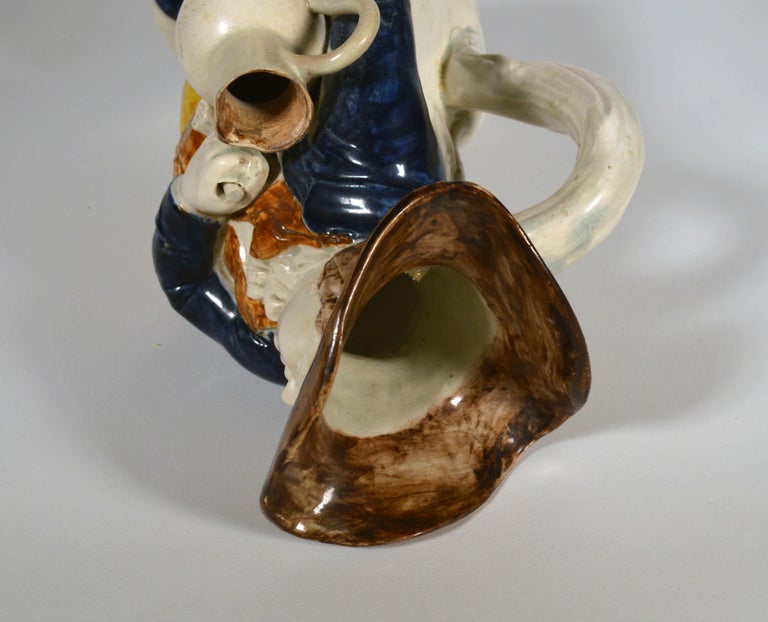 18th-Century English Pottery Hearty Good Fellow Toby Jug For Sale at ...