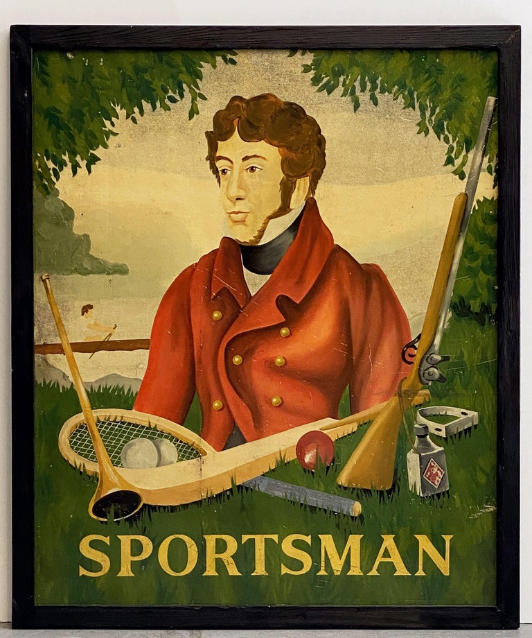 English Pub Sign, "Sportsman" For Sale at 1stDibs