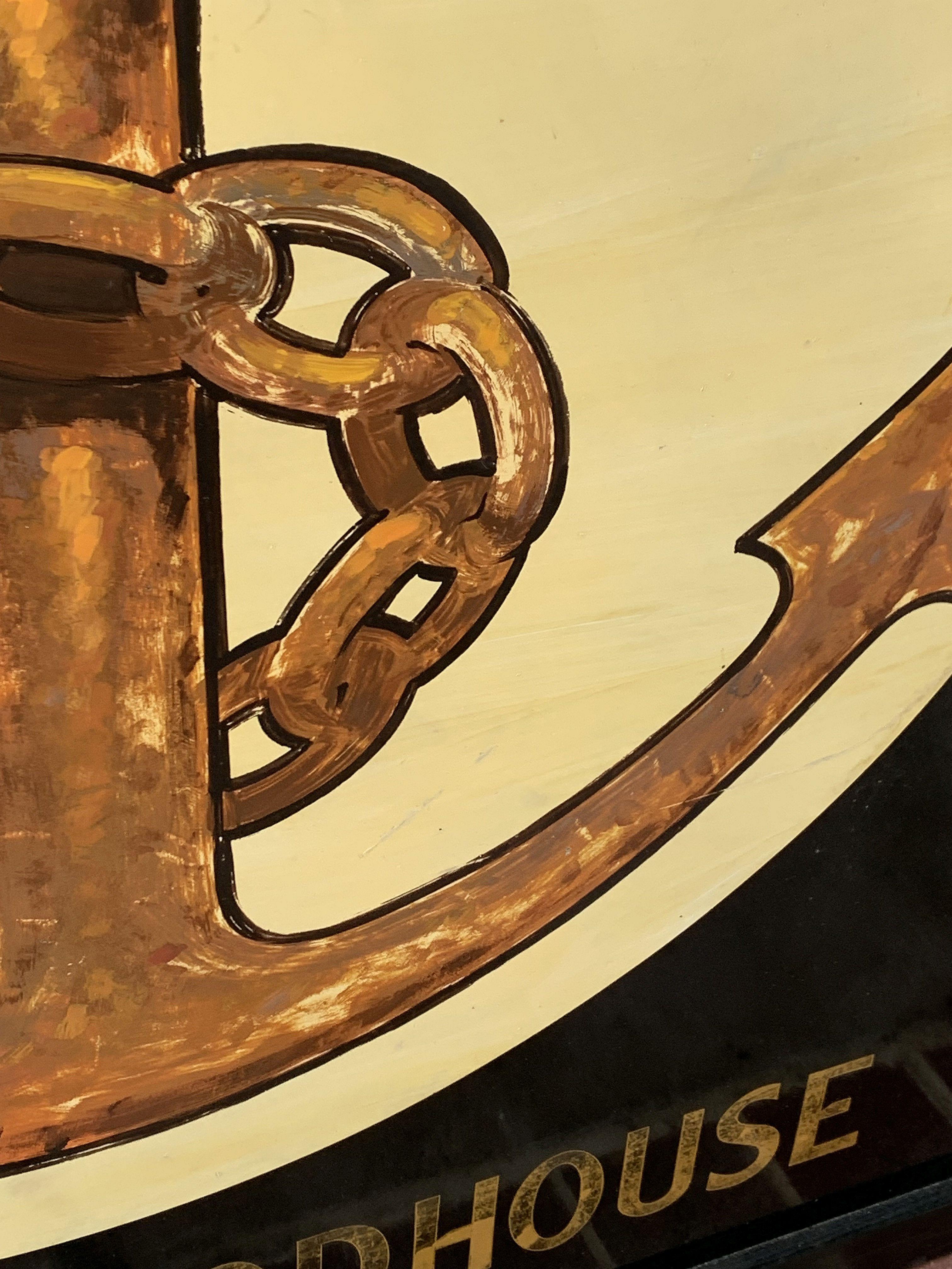 English Pub Sign, "The Anchor - Hall and Woodhouse" For Sale at 1stDibs