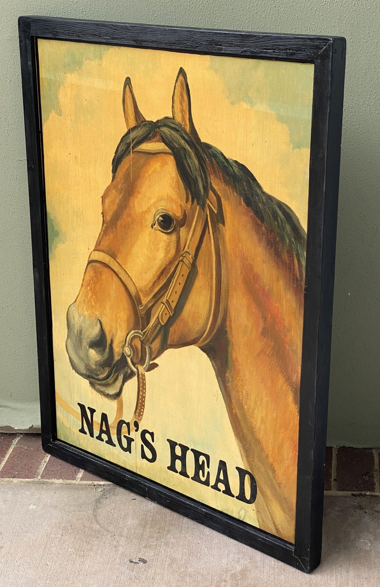 English Pub Sign, "Nag's Head" For Sale at 1stDibs