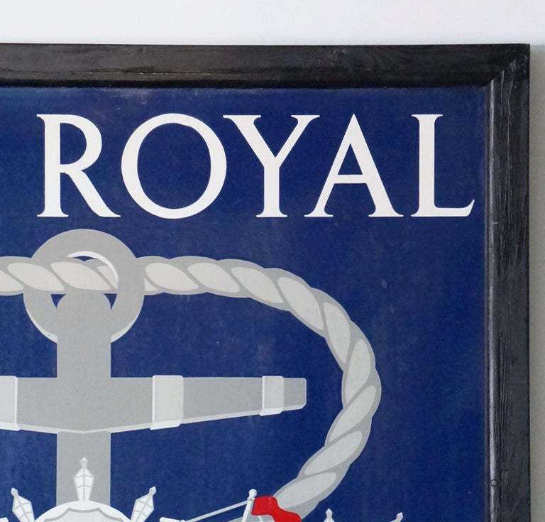 English Pub Sign, "The Royal Naval Arms" at 1stDibs