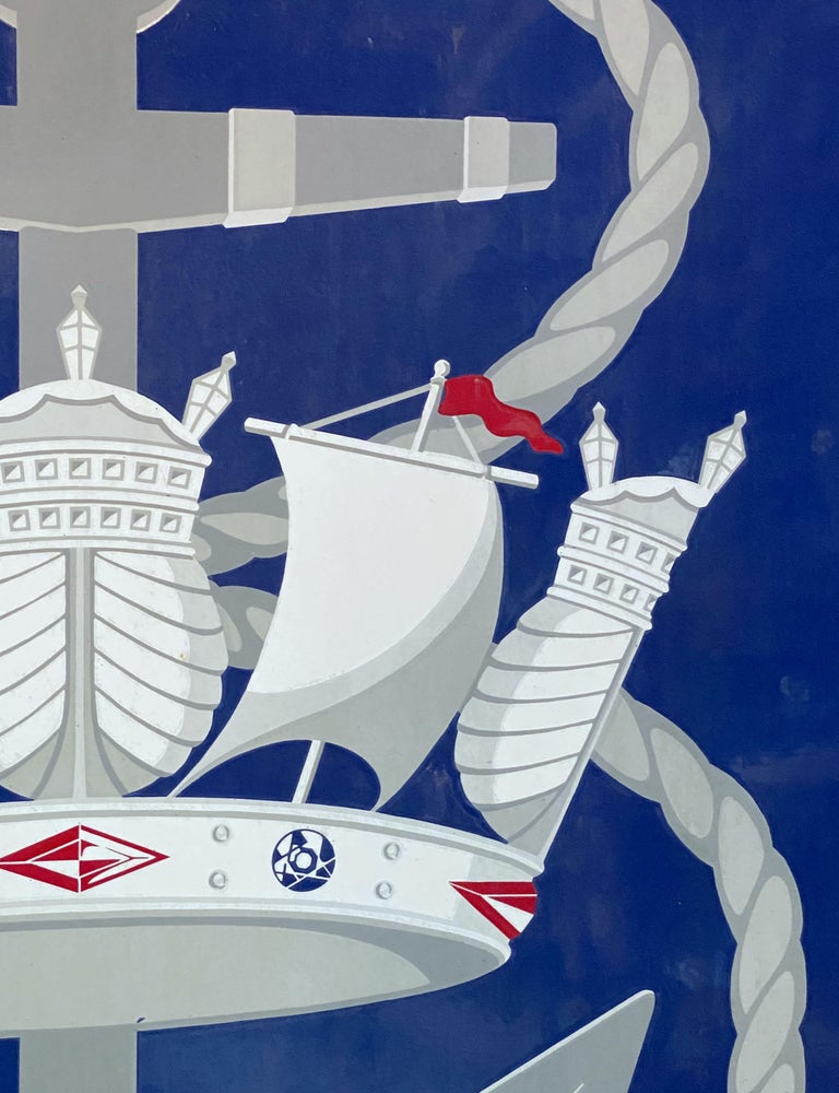 English Pub Sign, "The Royal Naval Arms" at 1stDibs