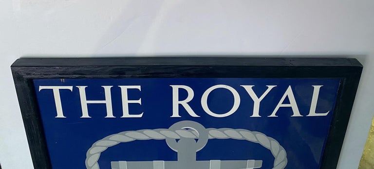 English Pub Sign, "The Royal Naval Arms" at 1stDibs