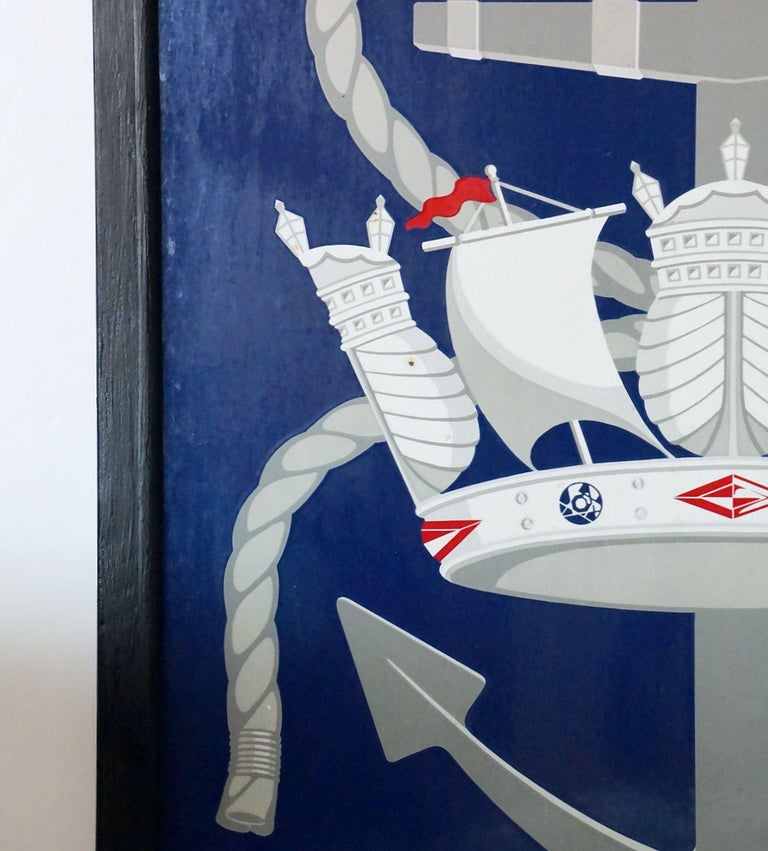 English Pub Sign, "The Royal Naval Arms" at 1stDibs