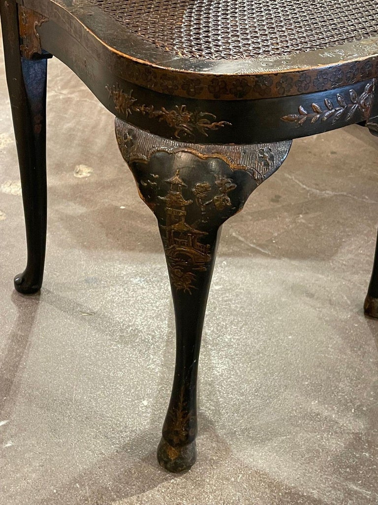 English Queen Anne Chinoiserie Side Chair For Sale at 1stDibs