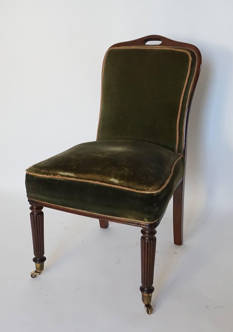 English Regency Casino Chairs, Set of Four, circa 1825 at 1stDibs