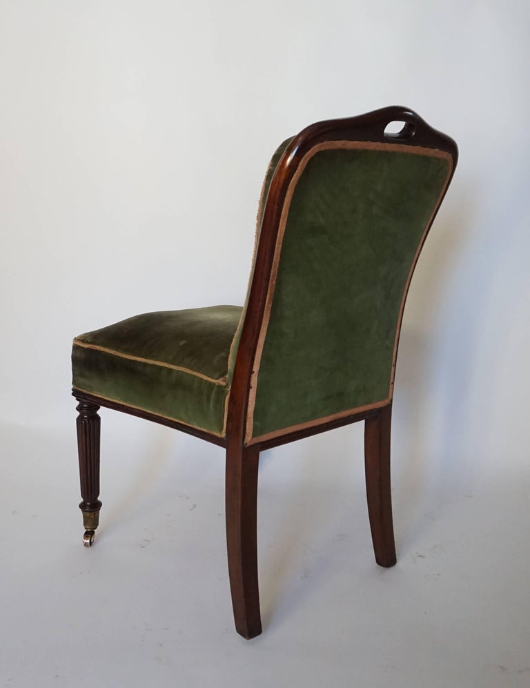English Regency Casino Chairs, Set of Four, circa 1825 at 1stDibs