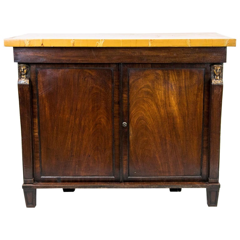 English Regency Console Cabinet For Sale at 1stDibs
