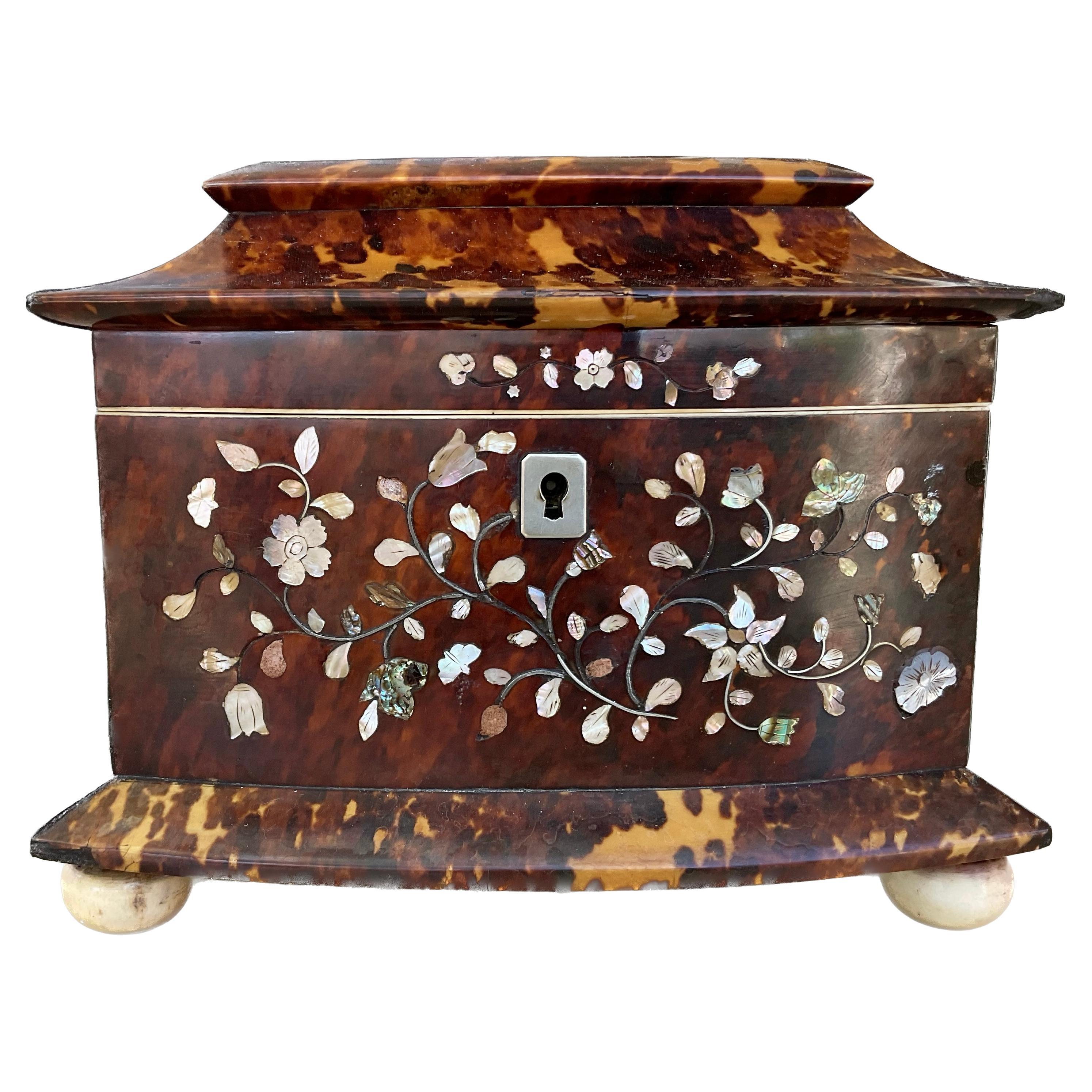 Tortoise Shell Boxes - 72 For Sale at 1stDibs | antique tortoise shell ...