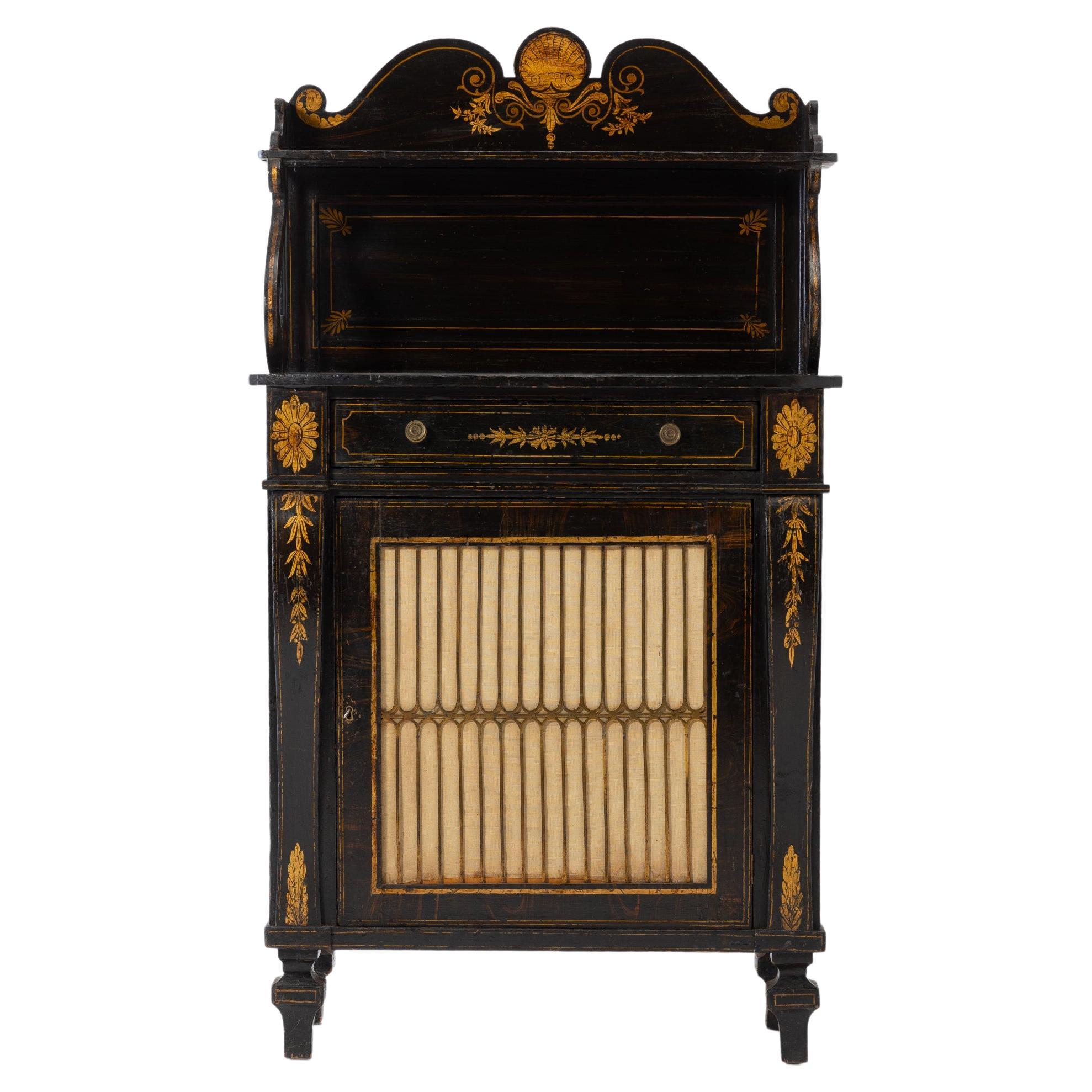 English Lacquered Cabinet on a Contemporary Base, circa 1700, England ...