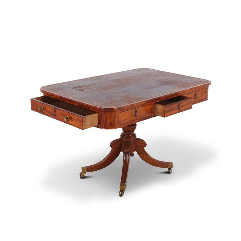 English Regency Library Table, circa 1825 at 1stDibs