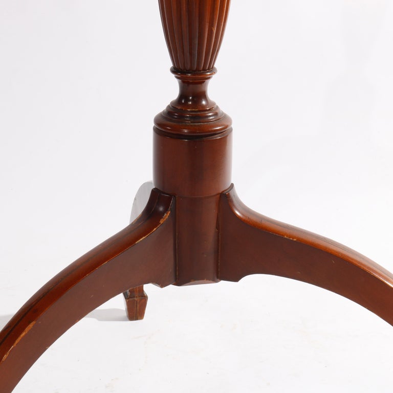 English Regency Mahogany Spider Leg Parlor Table with Inlay Shell ...