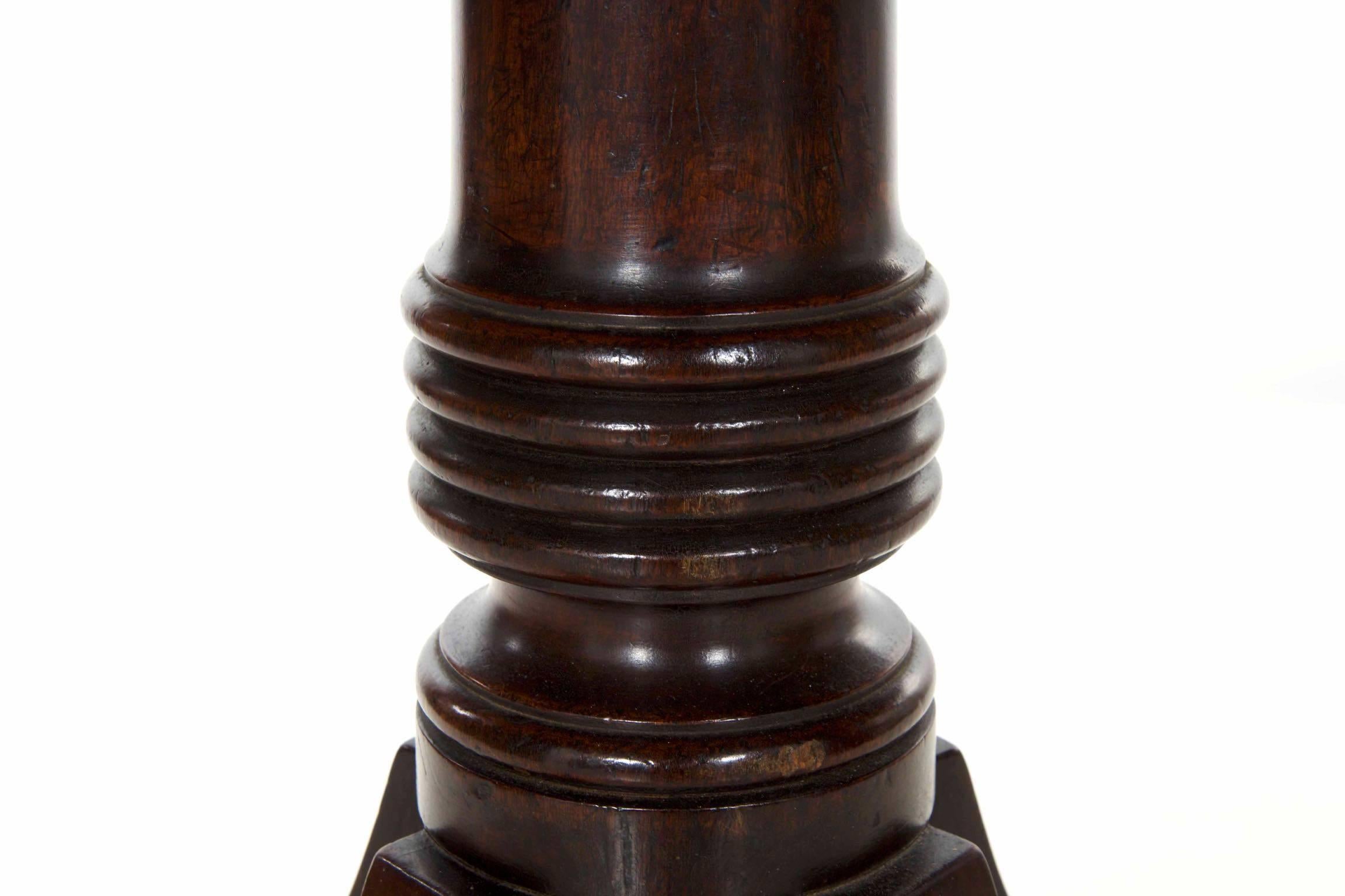 English Regency Period Mahogany and Coromandel Antique Breakfast Table ...