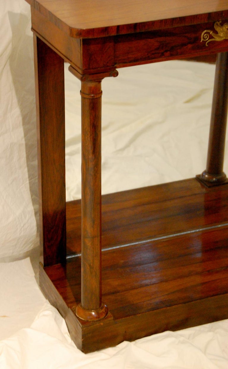 English Regency Period Pier Table of Small Proportions in Rosewood For ...