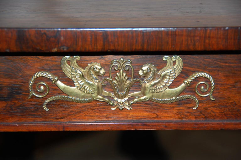 English Regency Period Pier Table of Small Proportions in Rosewood For ...