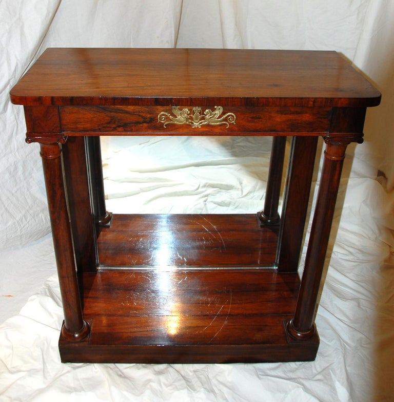 English Regency Period Pier Table of Small Proportions in Rosewood For ...